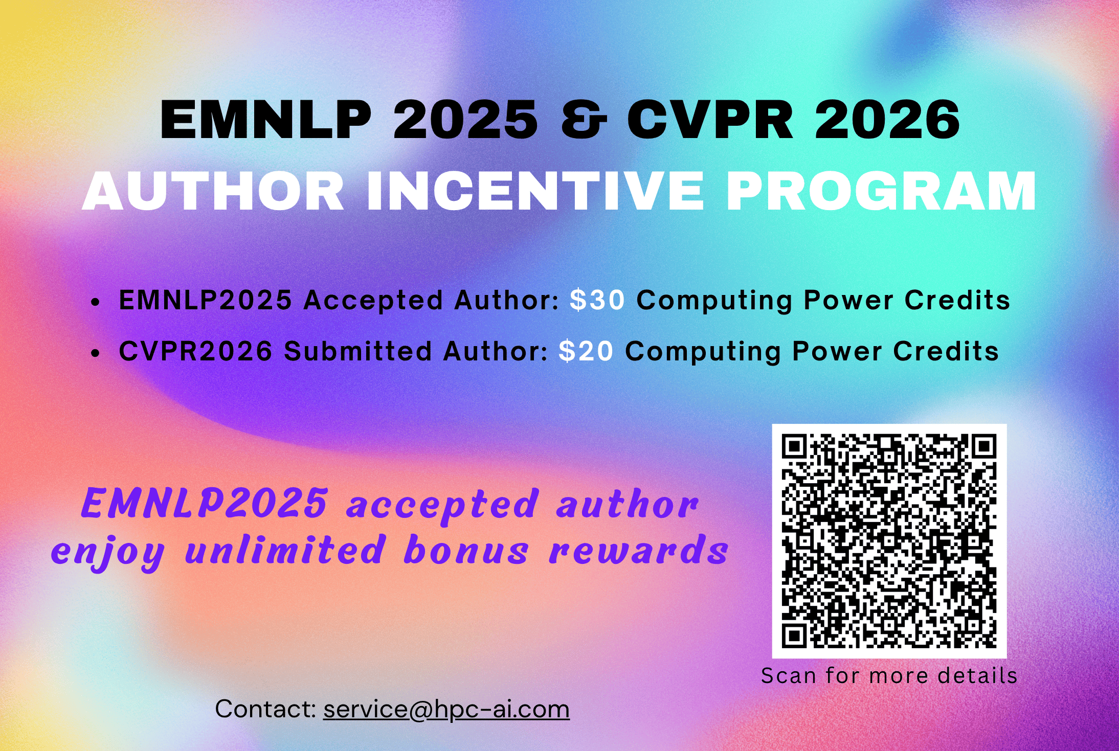Discover HPC-AI.COM at EMNLP 2025 – B200/B300 GPUs, Author Rewards, and Exciting Giveaways